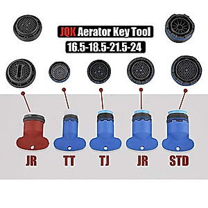 JQK Cache Faucet Aerator Key, Removal Wrench Tool for M16.5-TT, M18.5-TJ, M21.5-JR, M24-STD cache aerators, 1 Set, HAK-5N