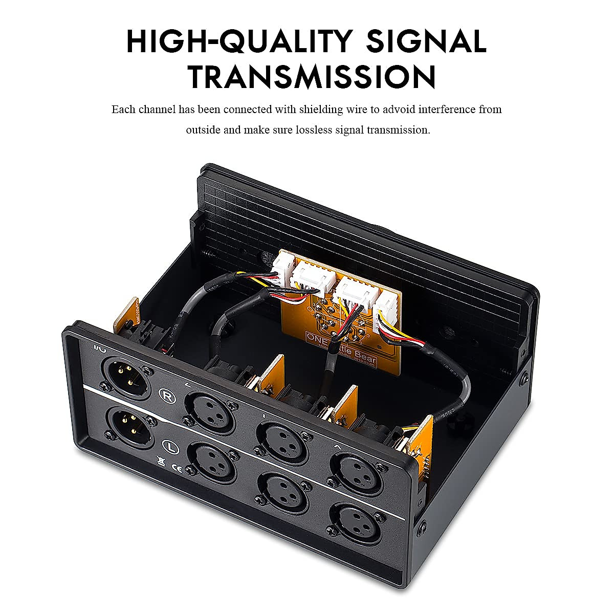 Nobsound 3-IN-1-OUT XLR Audio Switch ; Balanced Audio Converter ; 3-Way Stereo Passive Audio Selector Switcher (MC103 Pro 3-in)