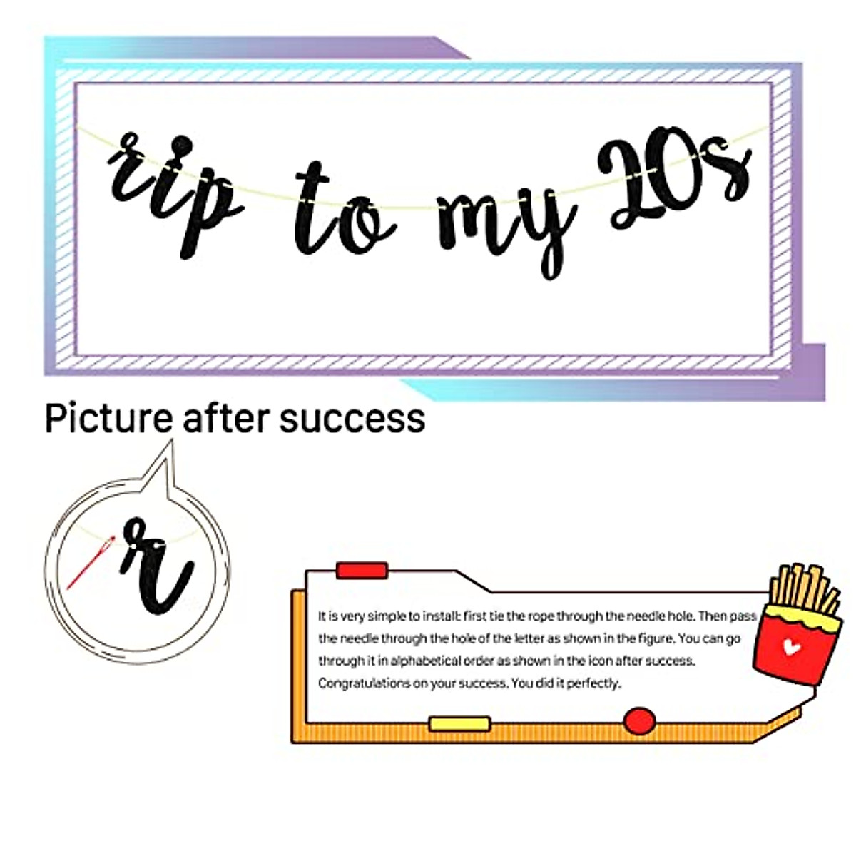 Rip to My 20s Banner Black Glitter,Funeral for My Youth, RIP Twenties Birthday Banner, Death to 20s Birthday Party, 30th Birthday Party Decor