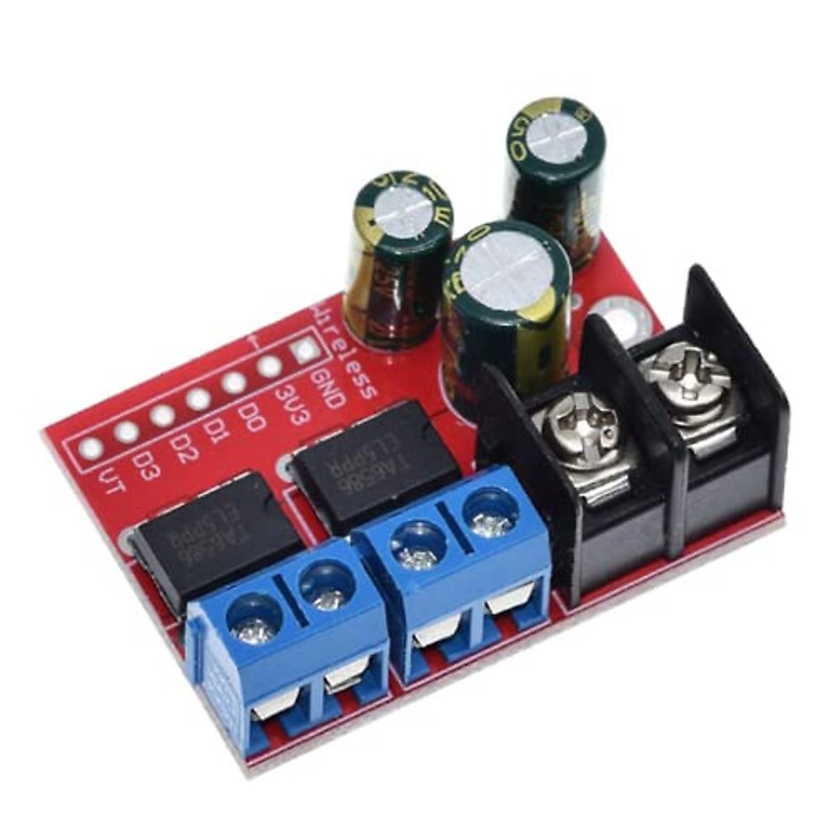 Davitu Motor Driver - H Bridge Remote Control 5A 3V-14V Dual DC Motor Drive Module Voltage Reverse PWM Speed Regulation Double Super L298N
