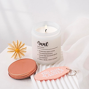 Aunt Gifts From Niece, Nephew - Auntie Gift Ideas Coffee Glass Cup Gift For Aunt To Be, New Aunt, Promoted To Aunt, Pregnancy Announcement For Aunt - Birthday, Mothers Day, Christmas For Aunt