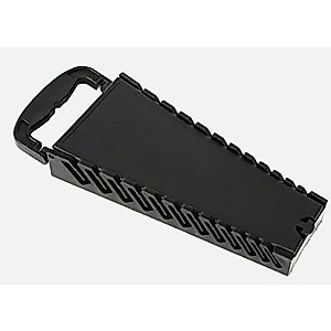 Xtreme Universal 12-Tool Wrench Holder/Organizer for Mechanics, Conforming Slots, Handle for Carrying or Hanging Garage Storage, Black