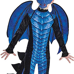 amscan Beastly Blue Dragon Costume - Boys Large 12-14, 1 Pc