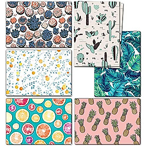 48 Blank Cards with Envelopes Bulk - Assorted Fruit All Occasion Greeting Cards - Includes Blank Note Cards, Envelopes, Stickers & Box - Perfect for Thank You Notecards, Birthday, Kids Stationary Set