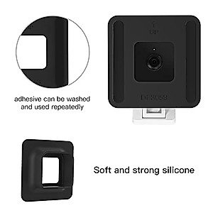 oioaahkeo Window Mount for Wyze Cam V3, Adhesive Mount for Mountinng Wyze Cam V3 on Window Glass(Black, 2 Pack)