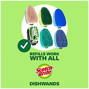 Scotch-Brite Non-Scratch Dishwand, Keeps Hands out of the Mess