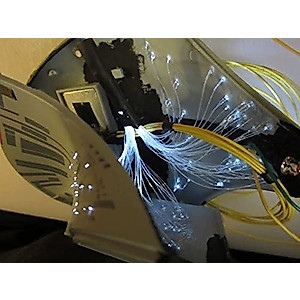 Fiber Optic Lighting Filament & LED Illuminator for Crafts & Modeling: Hobby Spool Combo Pack 200