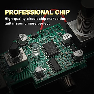 MAXCHEER Electric Guitar Tremolo Intensity/Rate Knob Effect Pedal Mini Single Type DC 9V True Bypass (Yellow)