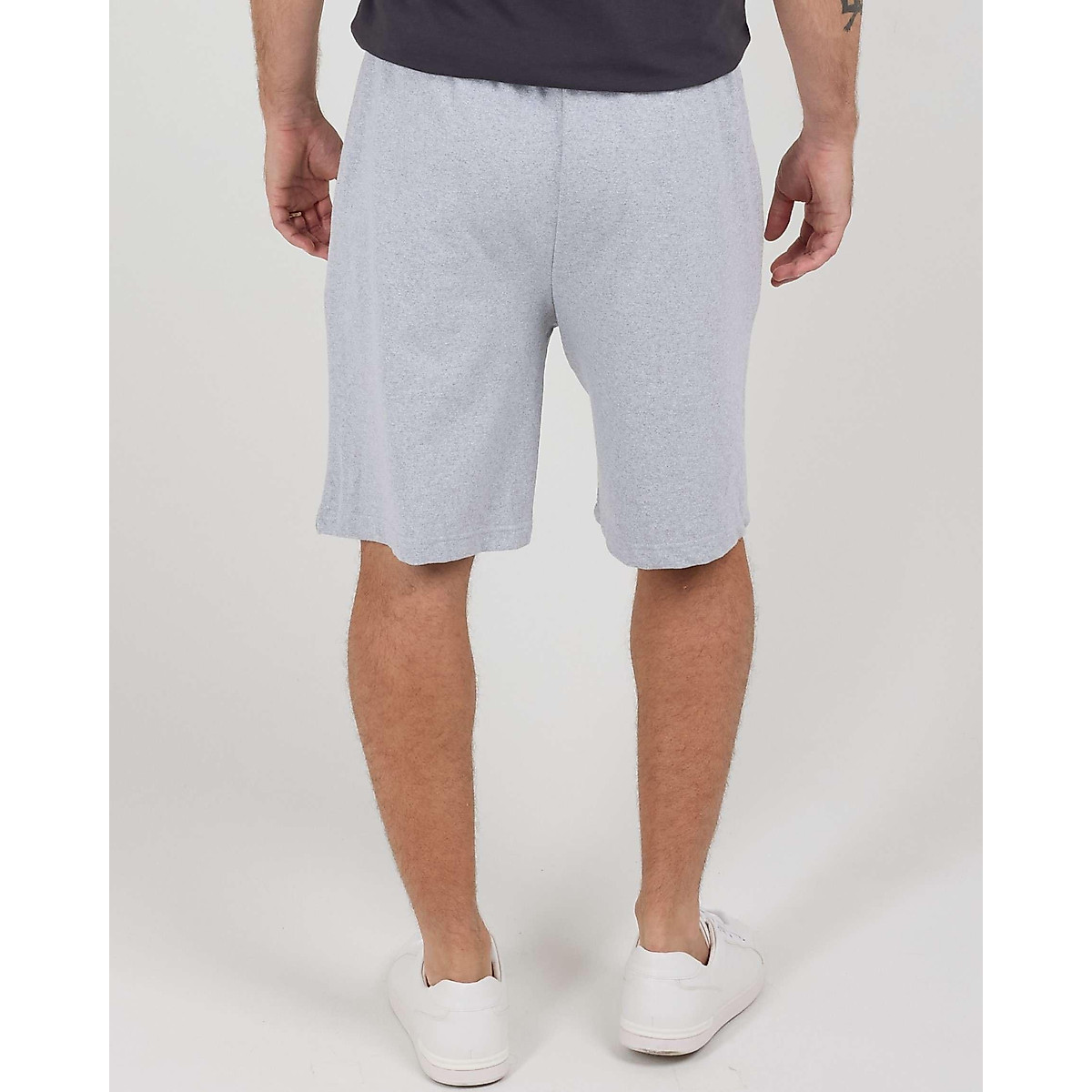 Real Essentials Men's Casual Lounge Pockets Active Sports Fitness Training Athletic Gym Sweat Workout Knit Basketball French Terry Cloth Cotton Dry Fit Jersey Sleep, Set 1, 2XL, Pack of 3