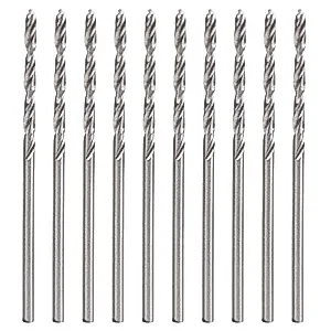 10Pcs High Speed Steel Cobalt Drill Bit Set, 1.75mm/0.07in Twist Drill Bit Small Straight Shank Pearl Drilling Machine Tools, for Pearl Beads Punching, Jewelry Processing