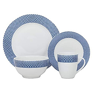 DINNERSET 16PCS PRC BLUE DIAMOND