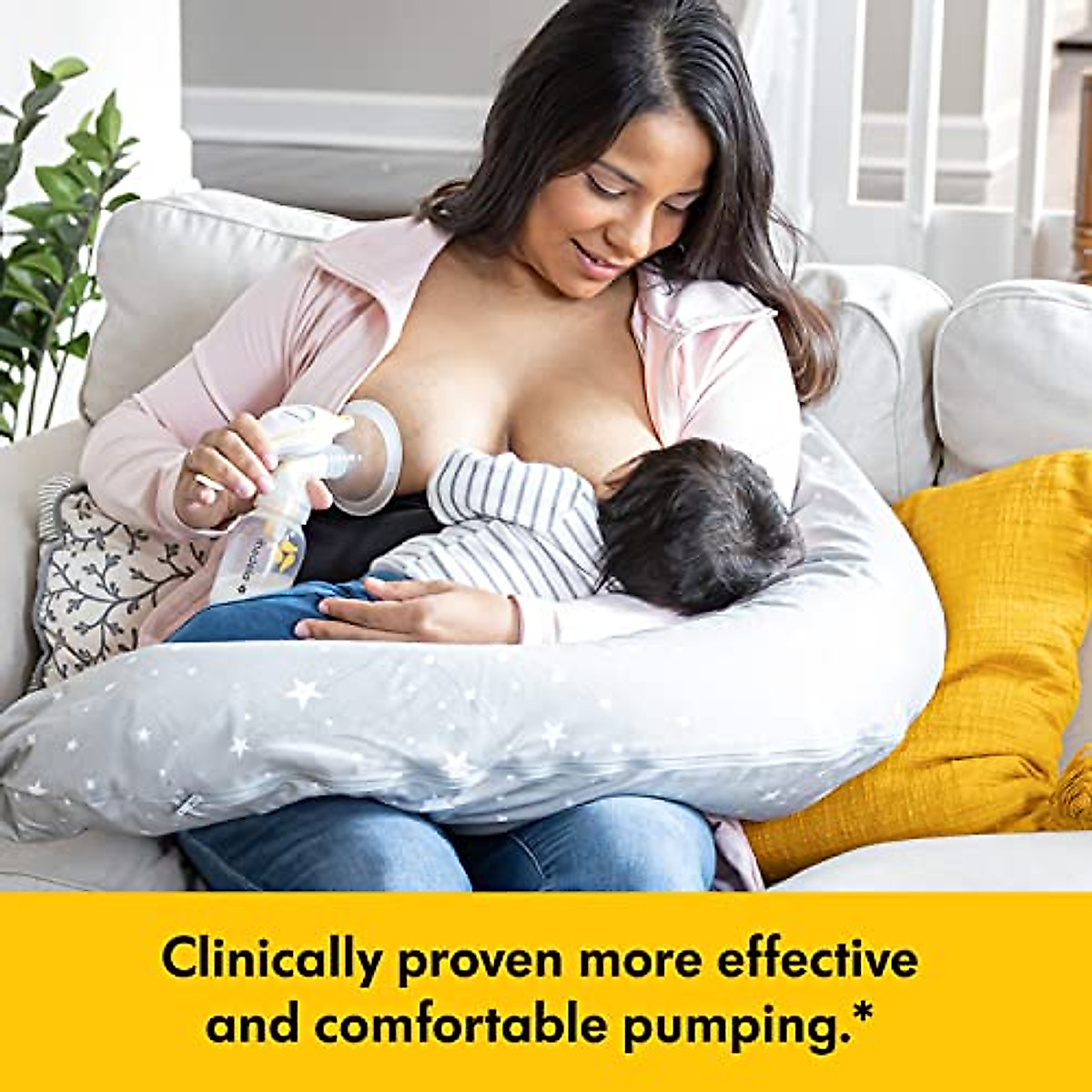 Medela Manual Breast Pump Set - Perfect Pair Bundle, Includes Harmony Manual Breast Pump & Silicone Breastmilk Collector