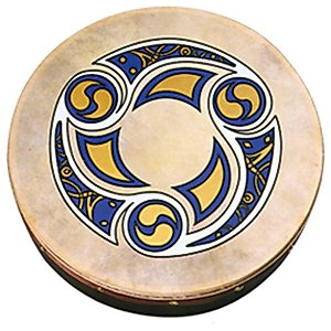 Waltons 18" Trinity Bodhrán - Handcrafted Irish Instrument - Crisp & Musical Tone - Hardwood Beater Included w/Purchase