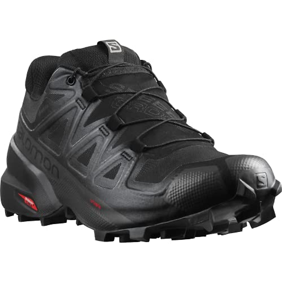 Salomon Speedcross 5 Gore-tex Trail Running Shoes for Men, Black/Black/Phantom, 10.5