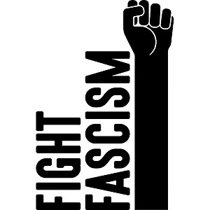 CafePress Fight Fascism Stainless Steel Travel Mug 20 oz. Insulated Stainless Steel Coffee Tumbler