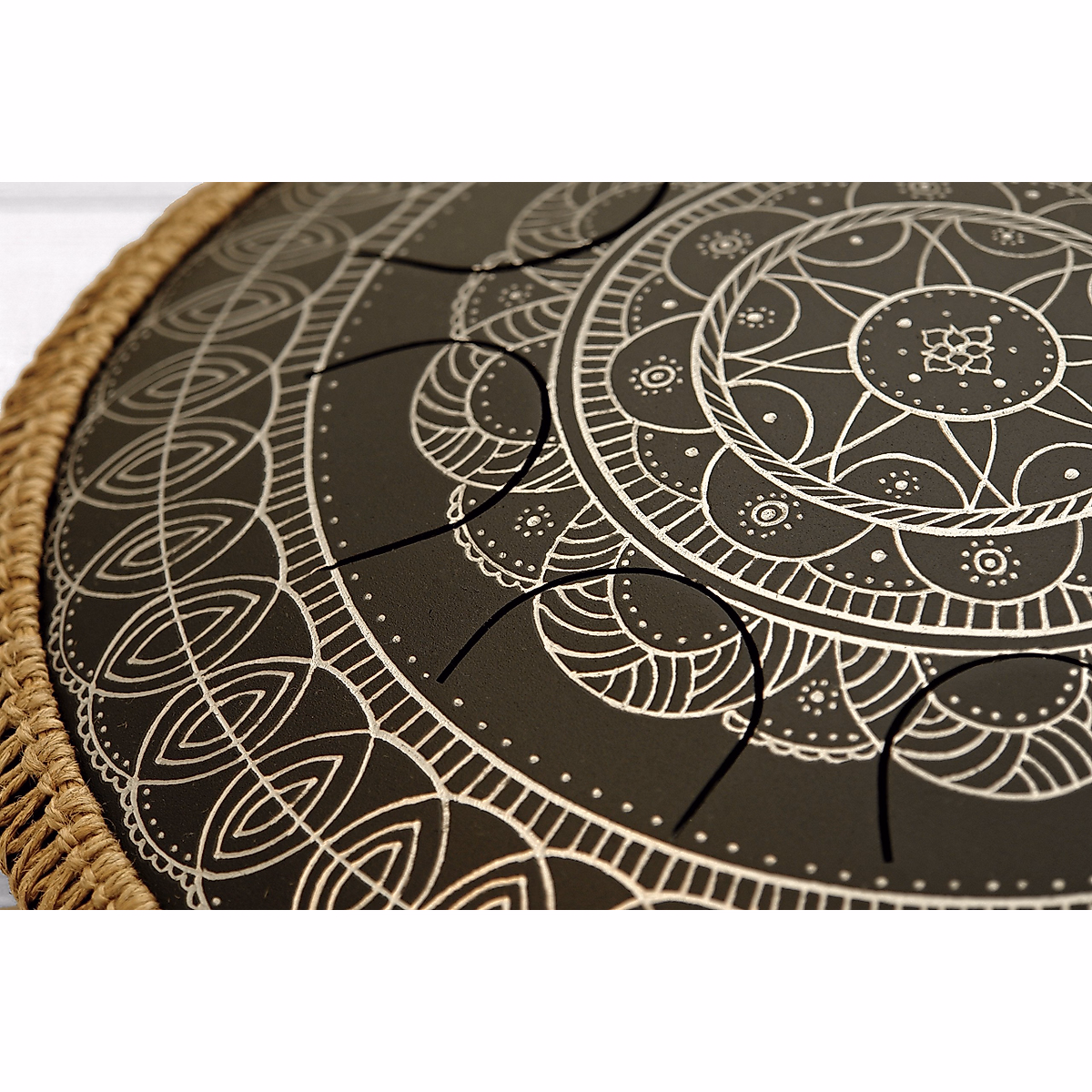 GUDA DRUM Freezbee with Premium design and Soft Rope Decoration