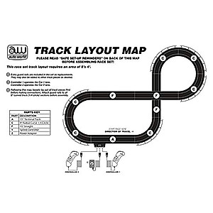 Auto World/VRC Hobbies Muscle Car Mayhem HO Scale Slot Car Race Set CP7605