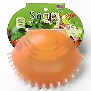 Snapi - The Single Handed Salad Server - Tangerine