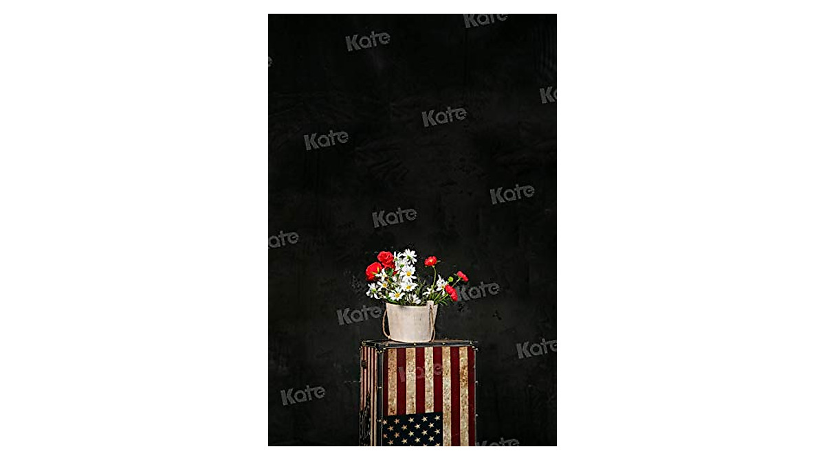 Kate 5x7ft Black Photography Backdrop & Portrait Background