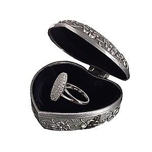 Genuine 925 Sterling Silver Twilight Women's Ring Micro Pavé Zircon Ring with a Jewelry Heart Box, Breaking Dawn Bella Swan engagement ring (7)