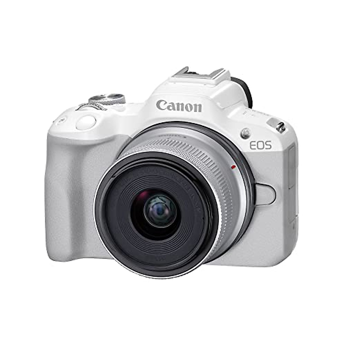 Canon EOS R50 Mirrorless Vlogging Camera (White) w/RF-S18-45mm F4.5-6.3 is STM Lens, 24.2 MP, 4K Video, Subject Detection & Tracking, Compact, Smartphone Connection, Content Creator