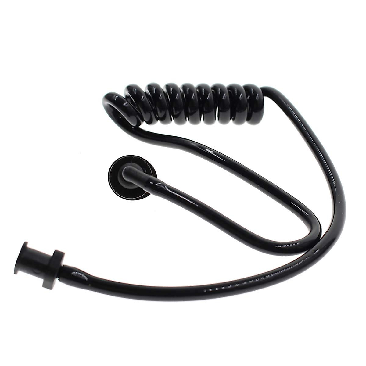 AUTOKYA Pair Black Accoustic Ear Tube Black Medium Earmold for Police Radio Earpiece