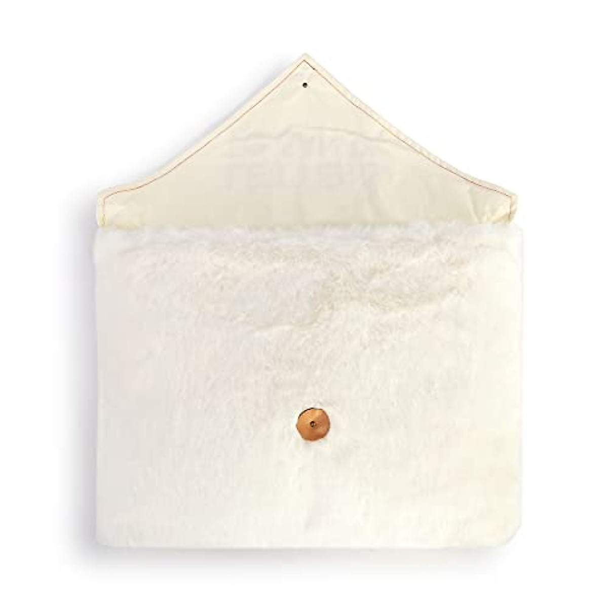 DEMDACO Letters to Santa White and Red 12 x 18 Inch Pocket Christmas Throw Pillow