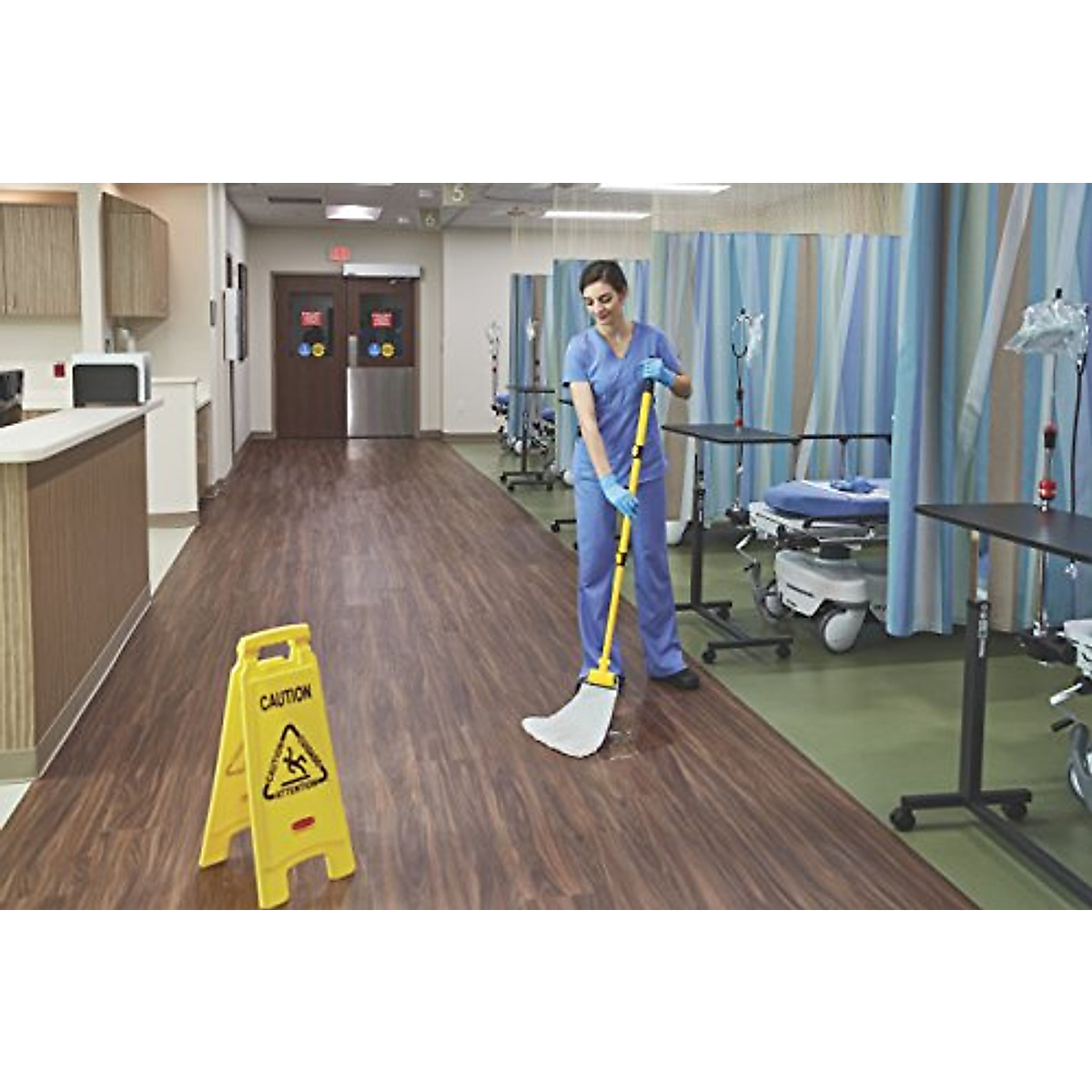 Rubbermaid Commercial Disposable, Highly Absorbant Spill Mop Pads for Spill Mop 2031093, Gray (2017059)(10-Pack)