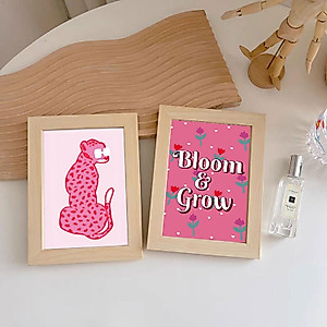 YZEASYPINK 120 Pcs Preppy Wall Collage Kit Aesthetic Pictures,Trendy Pink Photo Collage Kit,Preppy Room Decor Aesthetic,Preppy Things for Teen Girls,Cute Posters for posters for room aesthetic