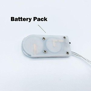 Zabolight Beard Lights, 18pcs LED Colorful Christmas Clip On Facial Hair Lights for Men in The Holiday Spirit, Great Gift (Multi-Color Beard Light)