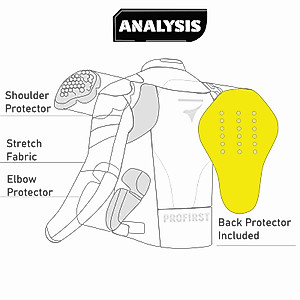 PROFIRST Motorbike Men’s Riding Jacket Motorcycle Jacket for Men Waterproof Jacket CE Armored Protection (US, Alpha, XX-Large, Regular, Regular, Green)