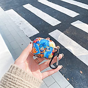 AirPod 3rd IMD Hard Case Design Character Funny Cool Anime Trendy Cartoon Fashion Cute Unique Aesthetic for AirPod 3rd Cover Cases Skin for Boys Girls Youth Teen (LAN Wu)