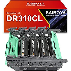SAIBOYA Remanufactured 1PK Brother DR-310CL DR310CL Drum Unit Replacement for Brother HL-4150CDN 4140CW 4570CDW 4570CDWT MFC-9640CDN 9650CDW 9970CDW Printers.