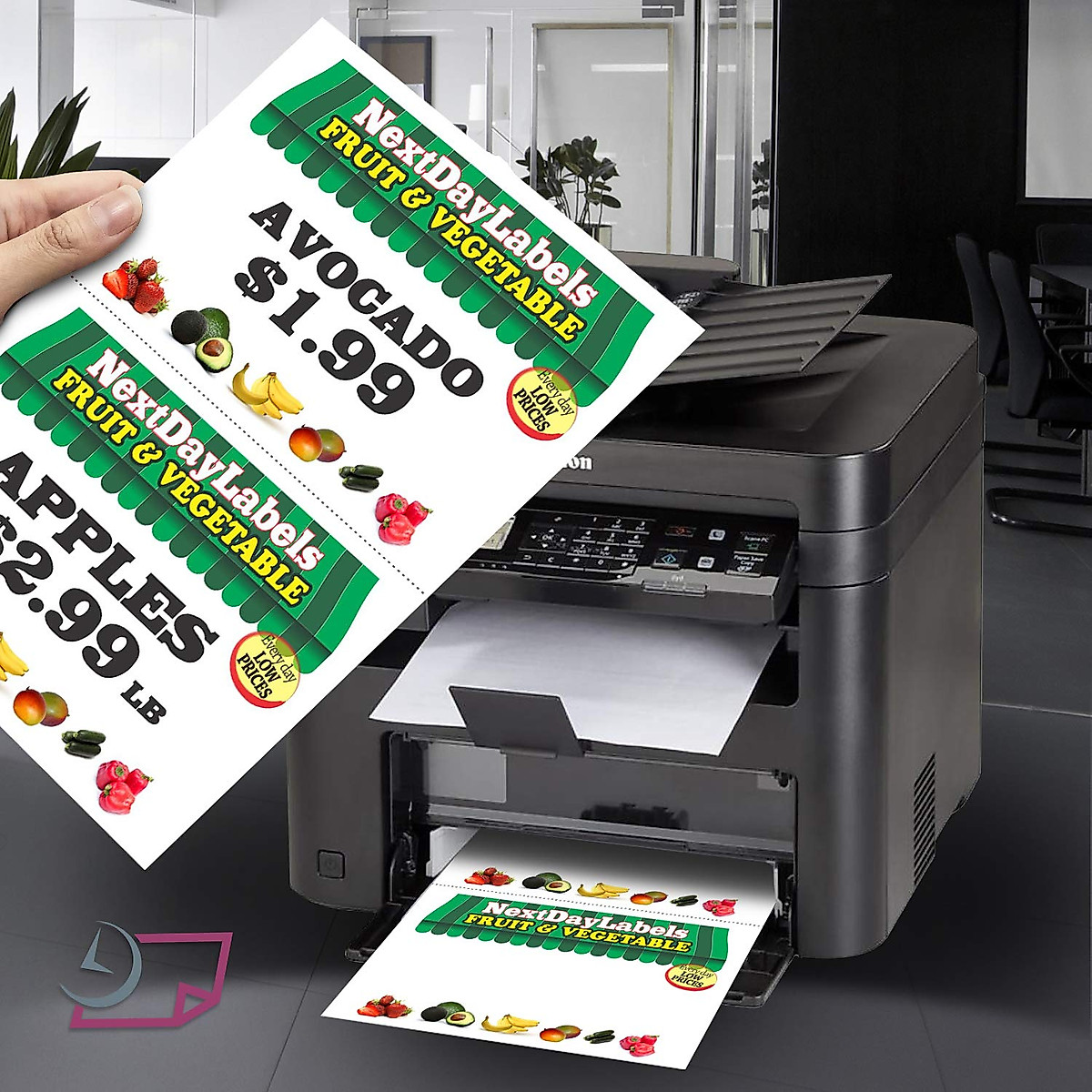 NextDayLabels - Letter Size White Perforated Blank Post Card Cardstock, 75lb Cover (203 gsm) 2 per Page, Cards Measure 8.5" X 5.5", Inkjet/Laser Compatible - 50 Sheets / 100 Cards