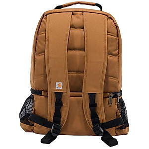 Carhartt Unisex Insulated Two Compartment 24-Can Cooler Backpack Brown One Size
