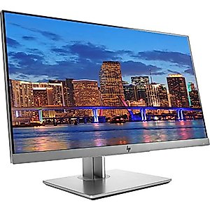 HP EliteDisplay E223 21.5 Inch IPS LED Backlit Monitor (1FH45A8#ABA) 2-Pack Display Bundle with Fully Adjustable Dual Monitor Stand and Desk Mount Clamp