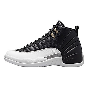 Nike Mens Air Jordan 12 Retro Sneaker, Adult, Black/Varsity Red-White, 10 M US