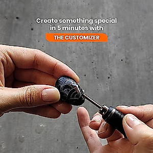 Culiau's Customizer Engraving Pen: Ultimate Cordless Portable for Artists & DIYers - Engrave 50+ Surfaces - Beginner Friendly - Rechargeable - Free 30 Bits & Mastery Guide