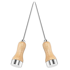 MOTZU 2 Pieces Ice Picks Stainless Steel with Wooden Handle for Kitchen Restaurant Bar Home