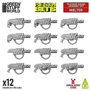 Green Stuff World for Models & Miniatures DakkaDakka Traitors Squad Chaos Melter Guns 12415