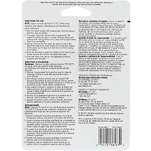 3M Exterior Attachment Tape, Ideal for Moldings, Emblems and Trim, 1/4 in width x 5 yards in length, 1 roll