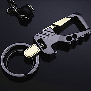 Lancher Key chain bottle opener with (2 Extra key rings and Gift Box) Heavy Duty Car Keychain for Men and Women