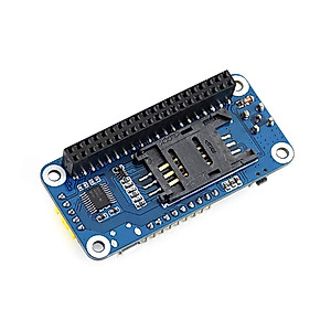 Waveshare GSM/GPRS/Bluetooth 3.0 HAT for Raspberry Pi 2B/3B/3B+/Zero/Zero W Based on SIM800C Support SMS Data Transfer ect