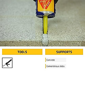 Sikaflex Self Leveling Sealant, Gray, polyurethane with an accelerated curing capacity for sealing horizontal expansion joints in concrete, 10.1 fl. oz Cartridge