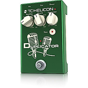 TC Helicon DUPLICATOR Ultra-Simple Vocal Effects Stompbox with Doubling, Reverb and Pitch Correction