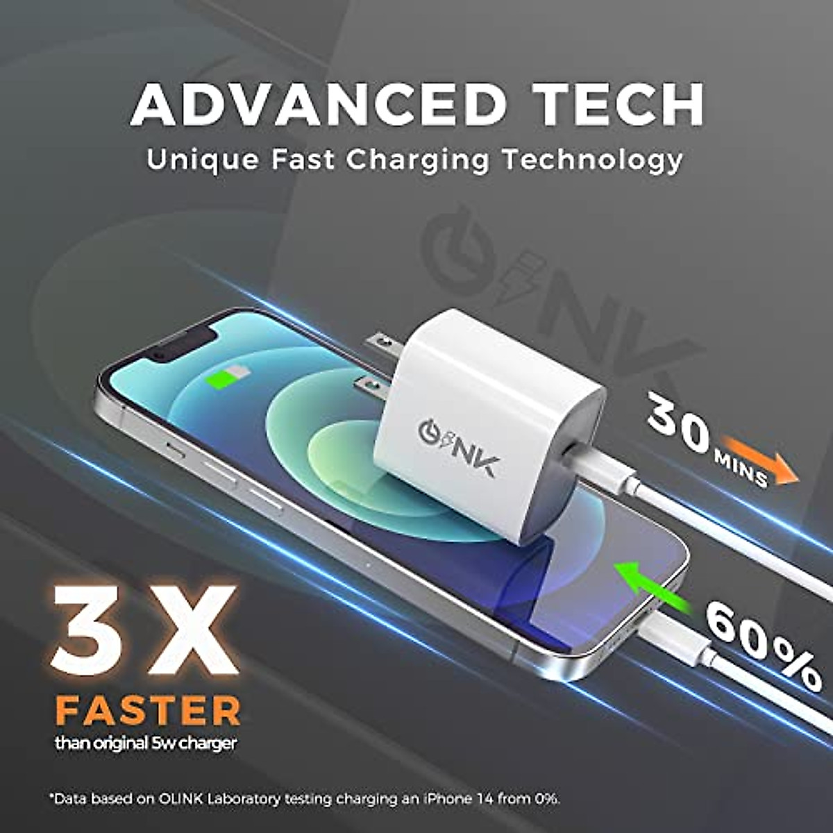iPhone 14 13 12 Fast Charger 20W PD USB C Wall Charger Fast Charging Block Power Adapter Compatible with iPhone 14 Pro Max/13 Pro Max/12 Pro Max/11 Pro Max/XS Max/XS/XR/X/Airpods Pro/Apple Watch Ultra