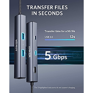 Anker Powerline II USB-C to USB-C 3.1 Gen 2 Cable (3ft), USB C Hub and USB C to USB C Cable, PowerExpand 6-in-1 USB C PD Ethernet Hub