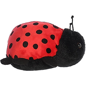 Aurora® Adorable Mini Flopsie™ Ladybug-Ladybird™ Stuffed Animal - Playful Ease - Timeless Companions - Red 8 Inches
