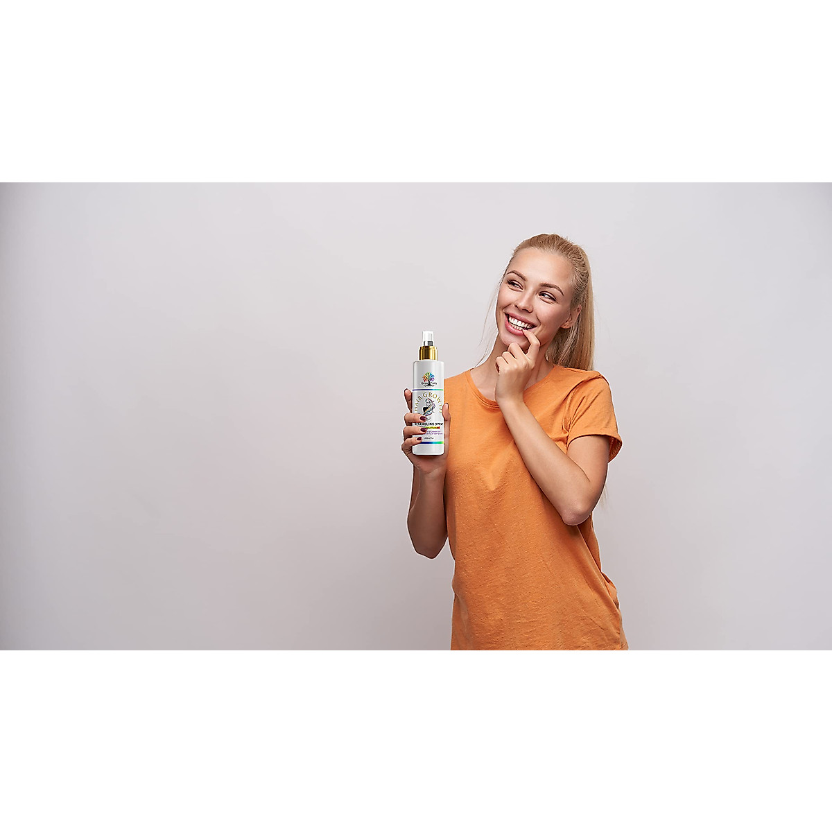 GrowFinity Biotin and Argan Oil Hair Spray | Detangling Leave-in Conditioner for Faster Growth and Regrowth | Hair Loss Treatment