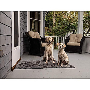 Dog Gone Smart Dirty Dog Microfiber Doormat, Super Absorbent, Machine Washable with Non-Slip Backing, Medium, Marine